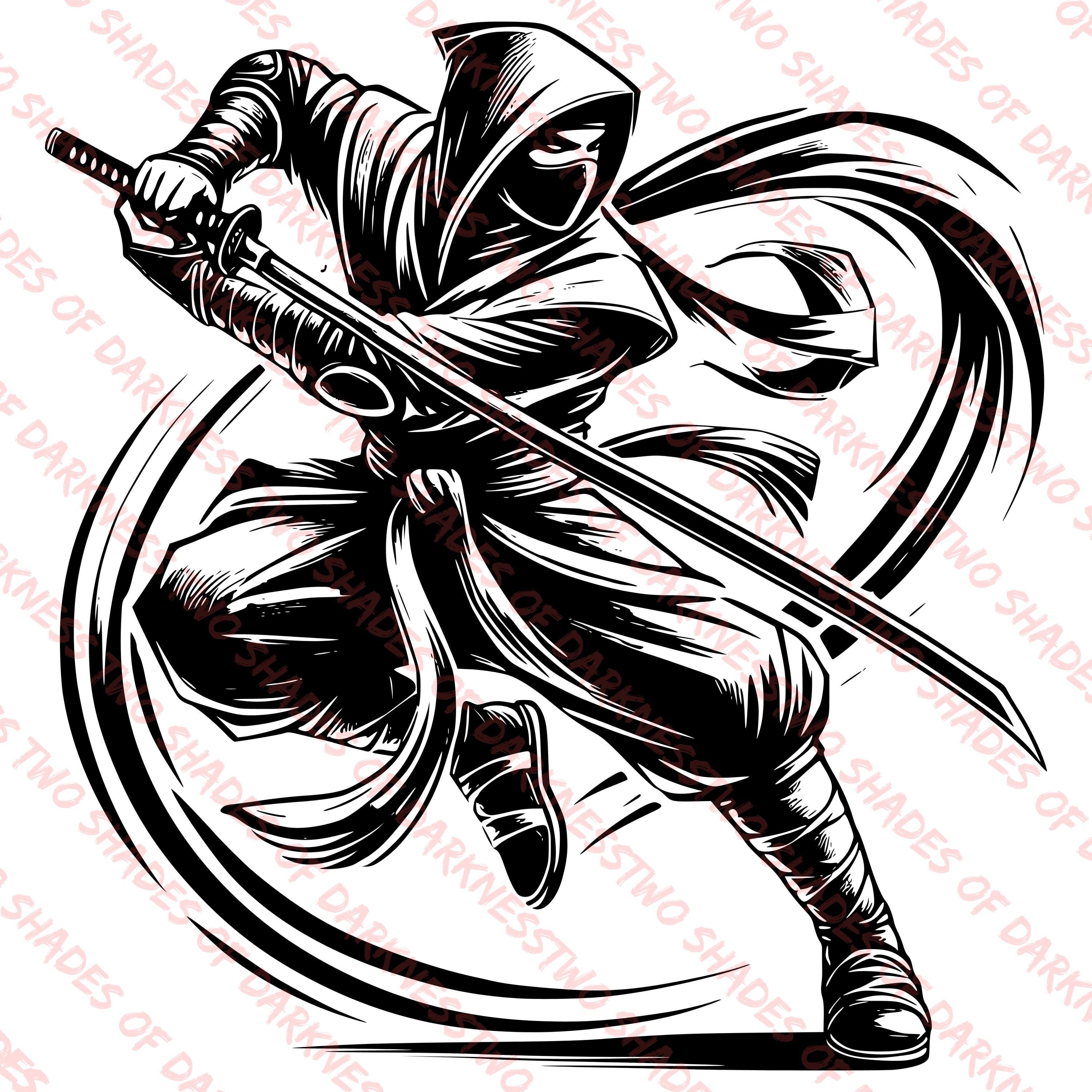 Ninja Svg, Stealth Warrior Svg, Warrior Png, Japanese Ninja ...