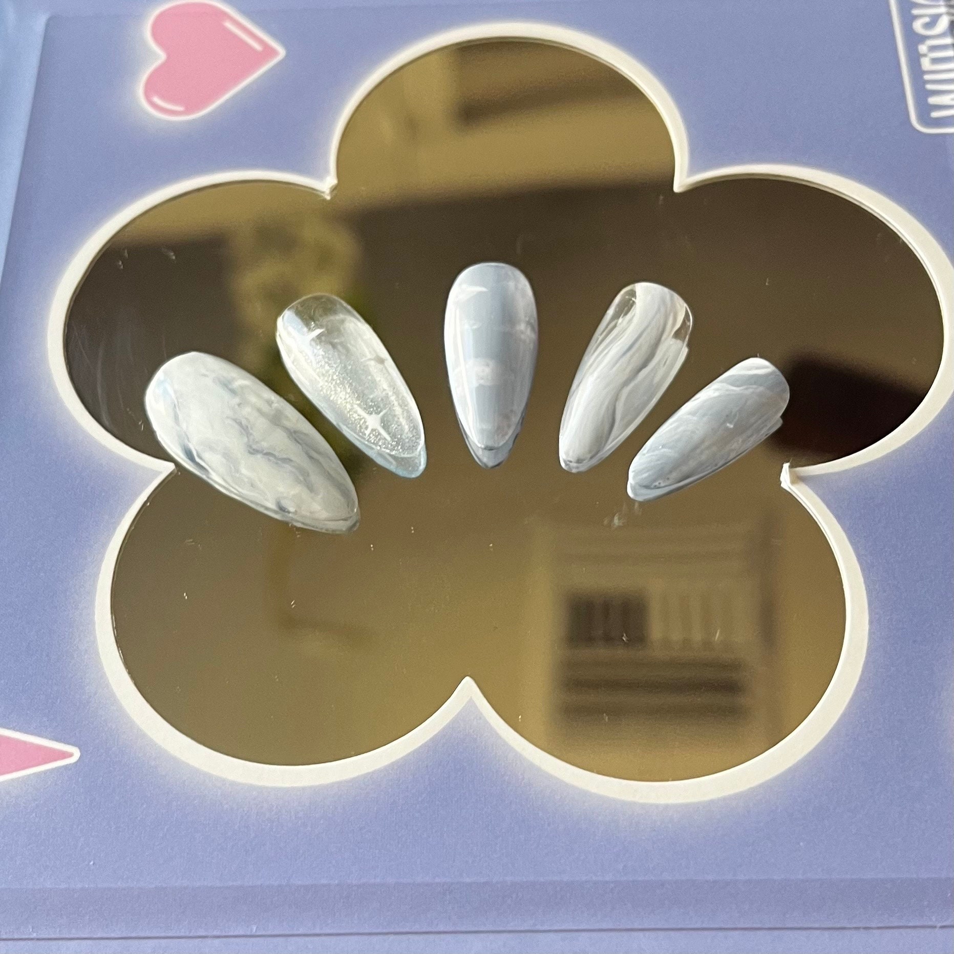 Valorant Jett Inspired Nails| Gel Press on Video Game Nails - Etsy