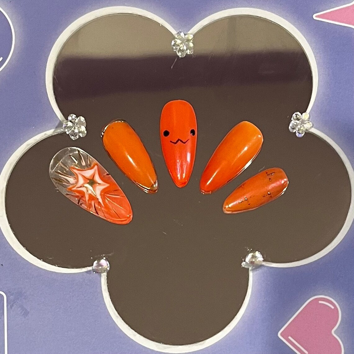 Boom Boom Nails Valorant Raze Inspired Nails Gel Nails - Etsy