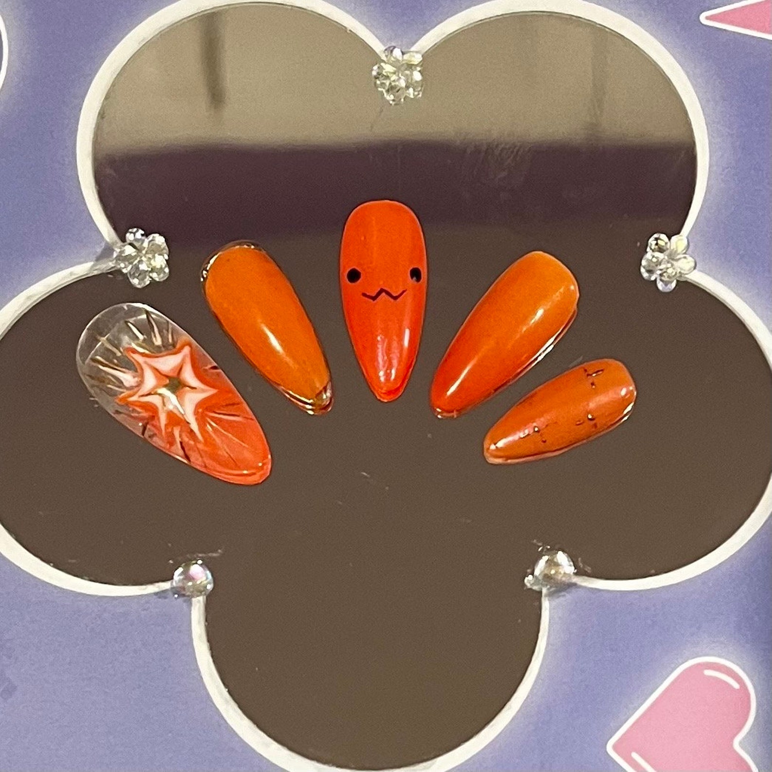 Boom Boom Nails Valorant Raze Inspired Nails Gel Nails - Etsy