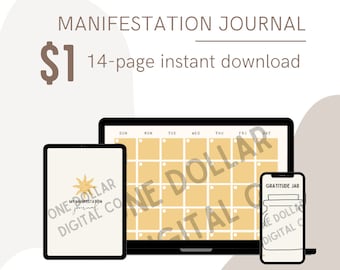 55x5 Manifestation Template, Digital Download Manifestation Worksheet ...