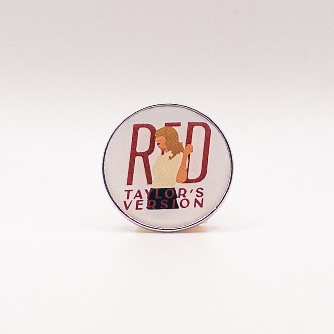 Taylor Swift Red taylor's Version Pin Swiftie Eras - Etsy