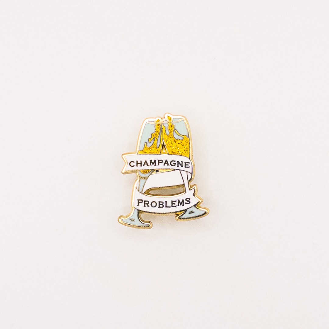 Taylor Swift Champagne Problems Pin Swiftie Evermore Eras - Etsy