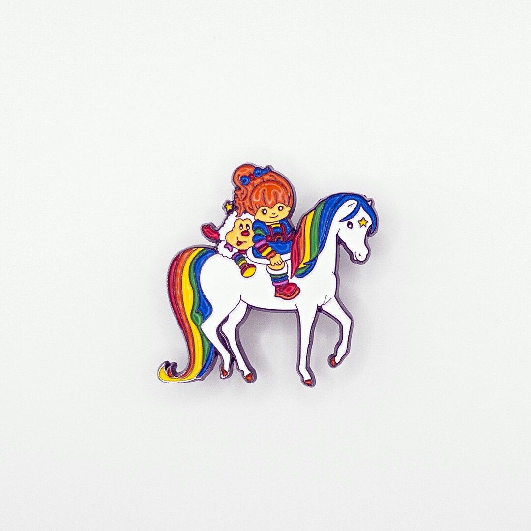 Rainbow Brite Pin - Starlite 80s Enamel Pin - Etsy