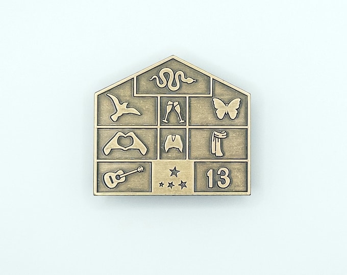 Gold Cage Hard Enamel Pin - Etsy