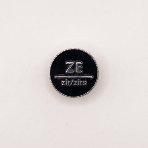 Pronoun Enamel Pin: He/she/they/ze/xe/ne/mixed - Neo Pronouns - Etsy