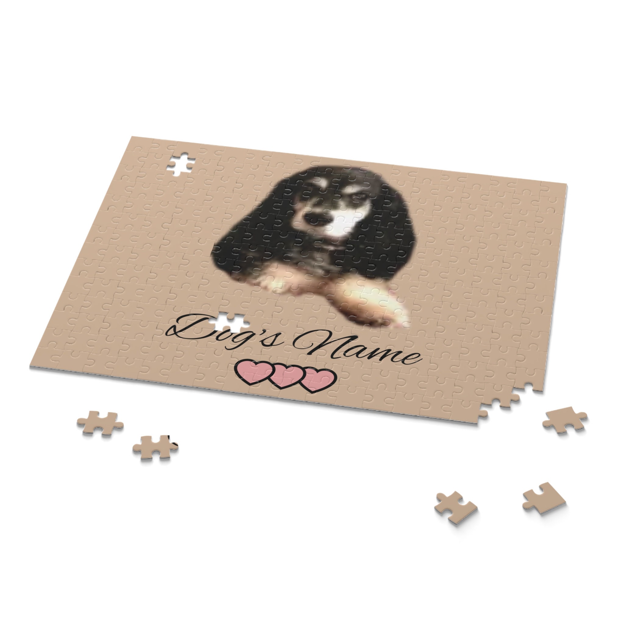 Jigsaw Puzzle, Personalized Dog Puzzle, Photo Puzzle, Fun Family Game ...