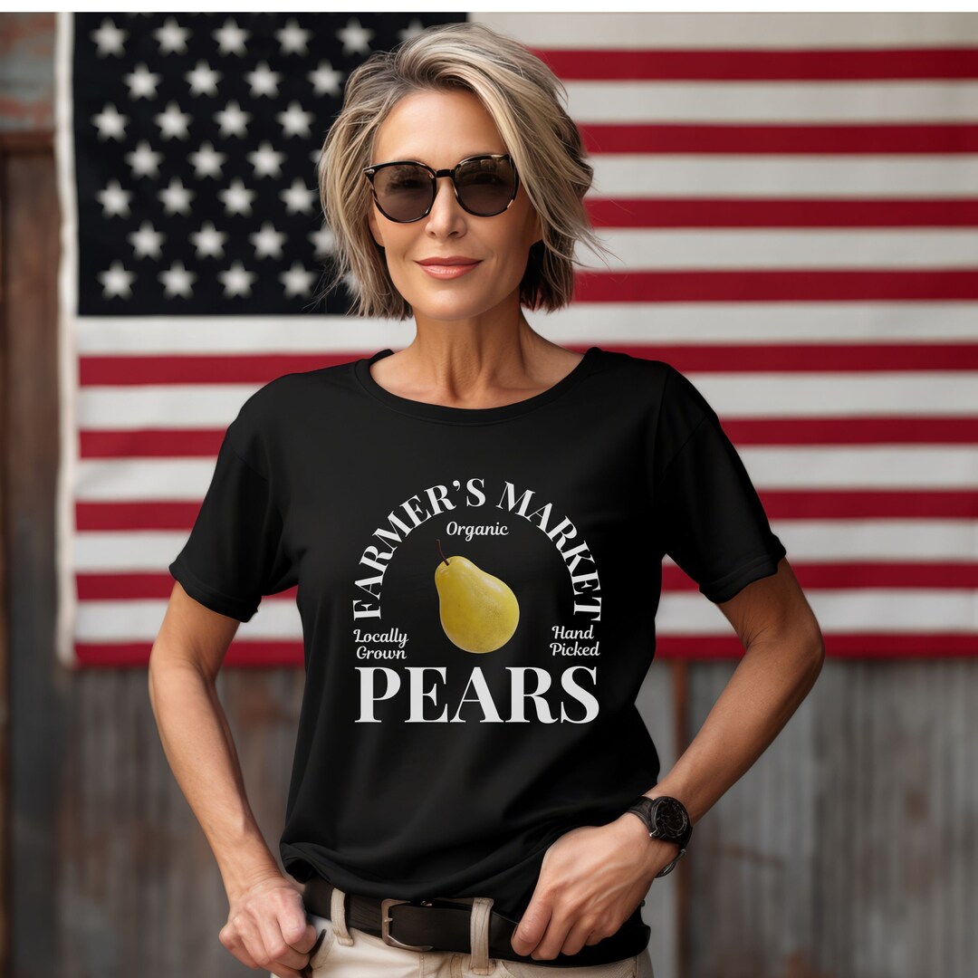 Farmers Market Pears Shirt, Farmers Market Fruit Shirt, Graphic Tees ...