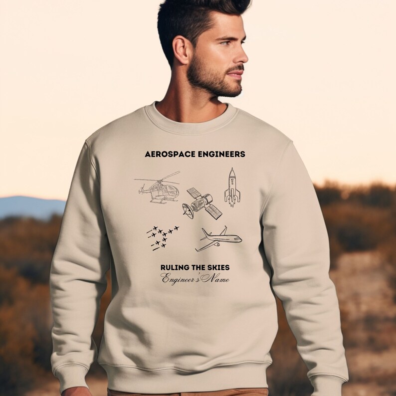 Aerospace Engineer Personalized Sweatshirt, Hoodie, or T-shirt - Etsy