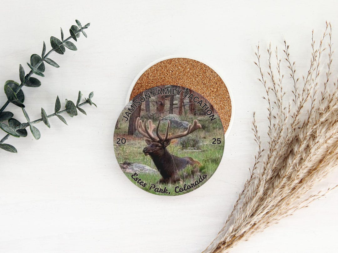 Personalized Wildlife Ceramic Coaster: Custom Nature Photo Gift - Etsy