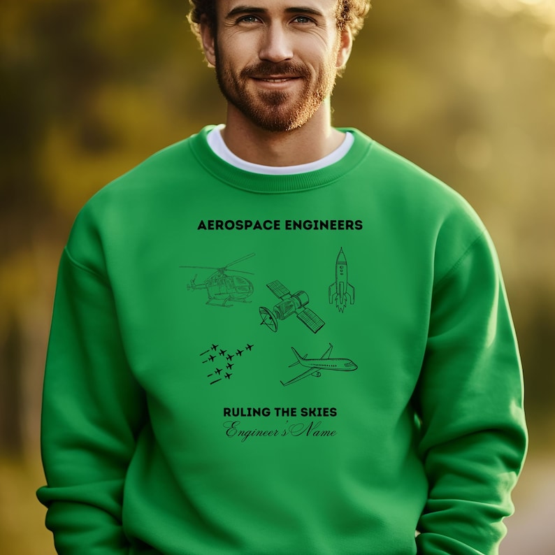 Aerospace Engineer Personalized Sweatshirt, Hoodie, or T-shirt - Etsy