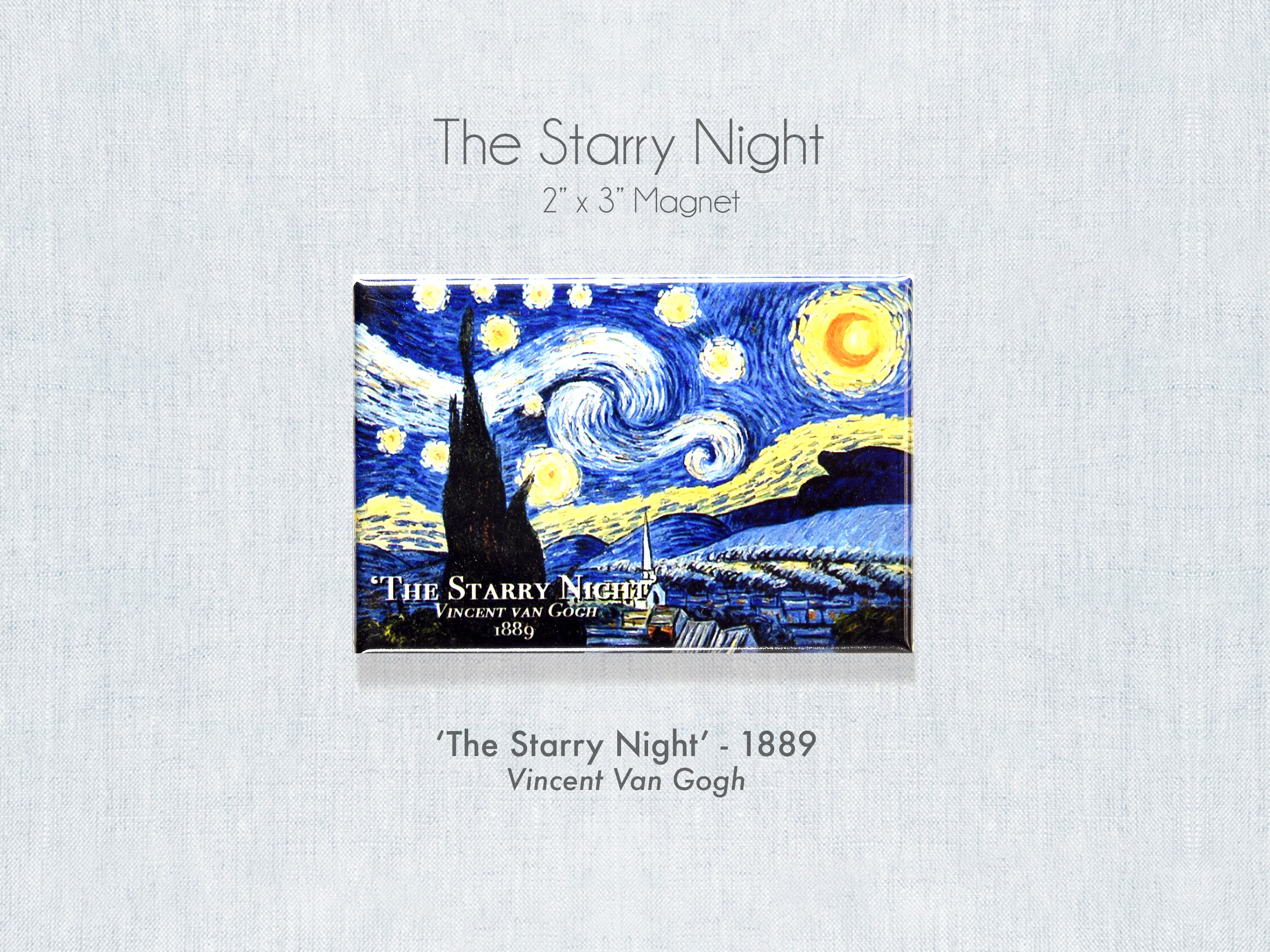 THE STARRY NIGHT '1889' Vincent Van Gogh Miniature - Etsy