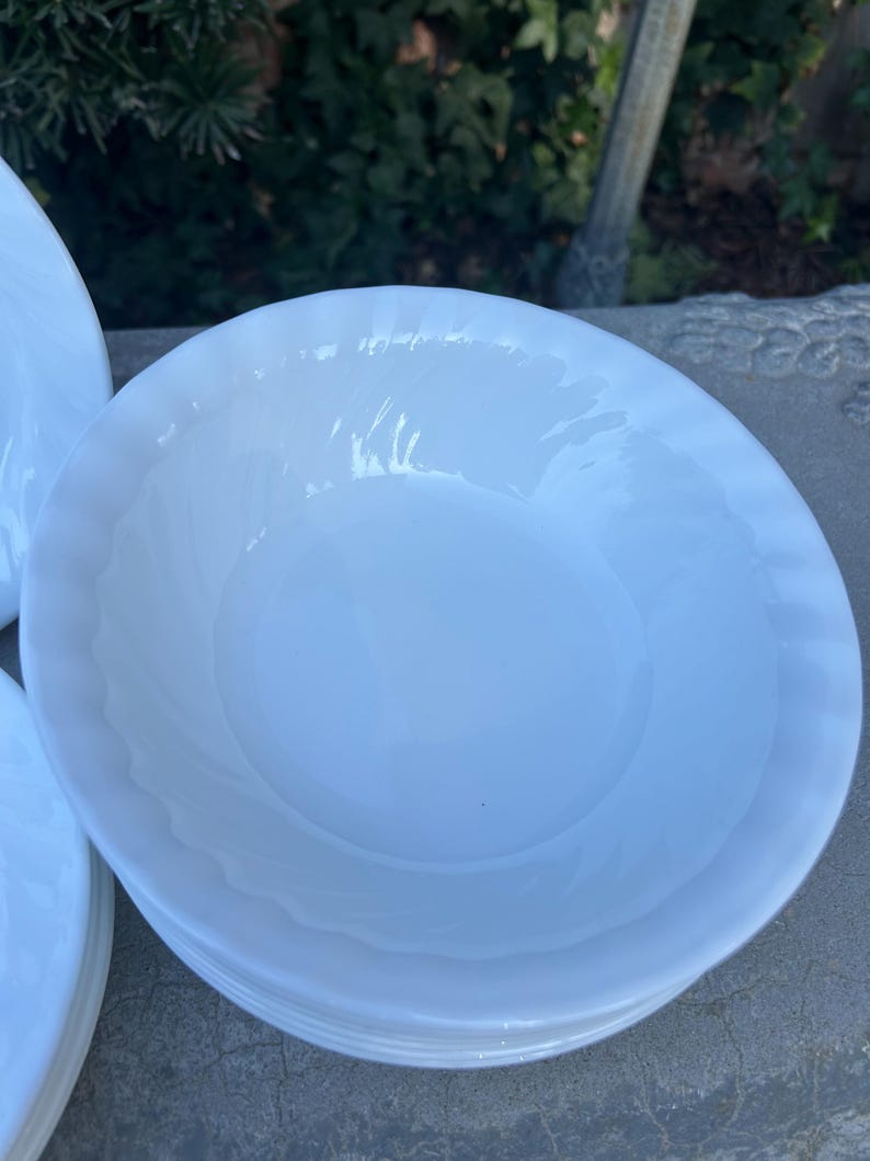 Corelle Enhancement White Swirl Pattern Dishes Priced Individually - Etsy