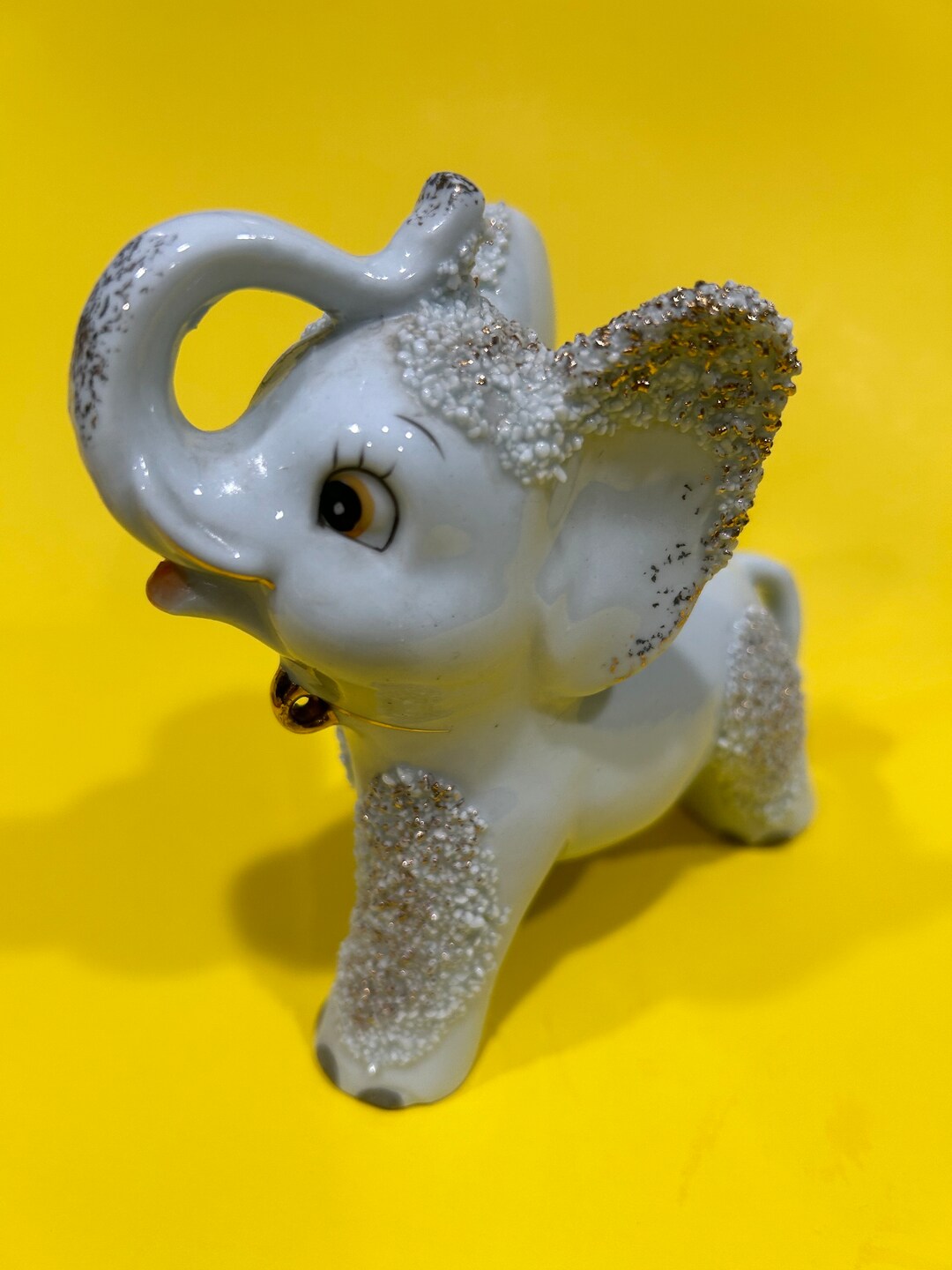 Vintage 1950s Spaghetti Elephant Figurine - Etsy