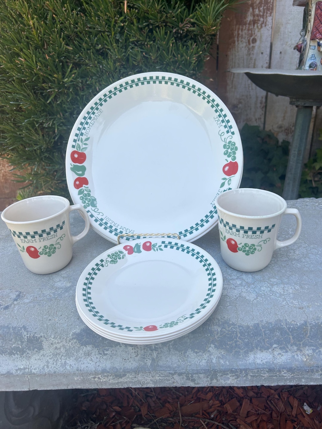 Corelle Farm Fresh Pattern Dinner & Salad Plates Sold Separately 7” and ...