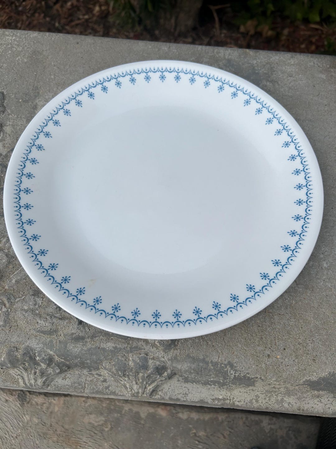 Corelle Snowflake Blue Pattern 8.5 ” Plates Sold Individually - Etsy