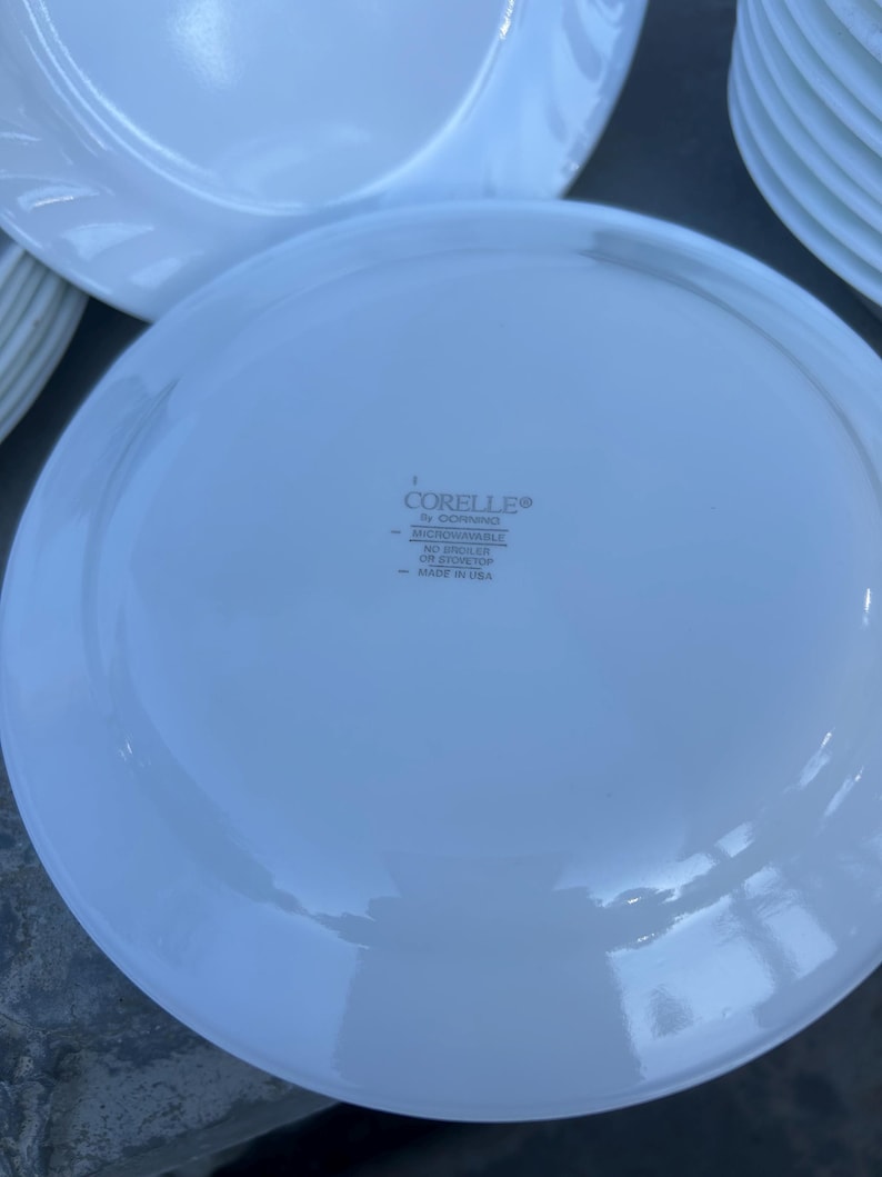 Corelle Enhancement White Swirl Pattern Dishes Priced Individually - Etsy