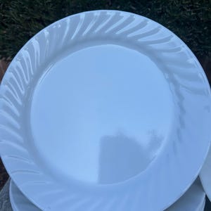 Corelle Enhancement White Swirl Pattern Dishes Priced Individually - Etsy