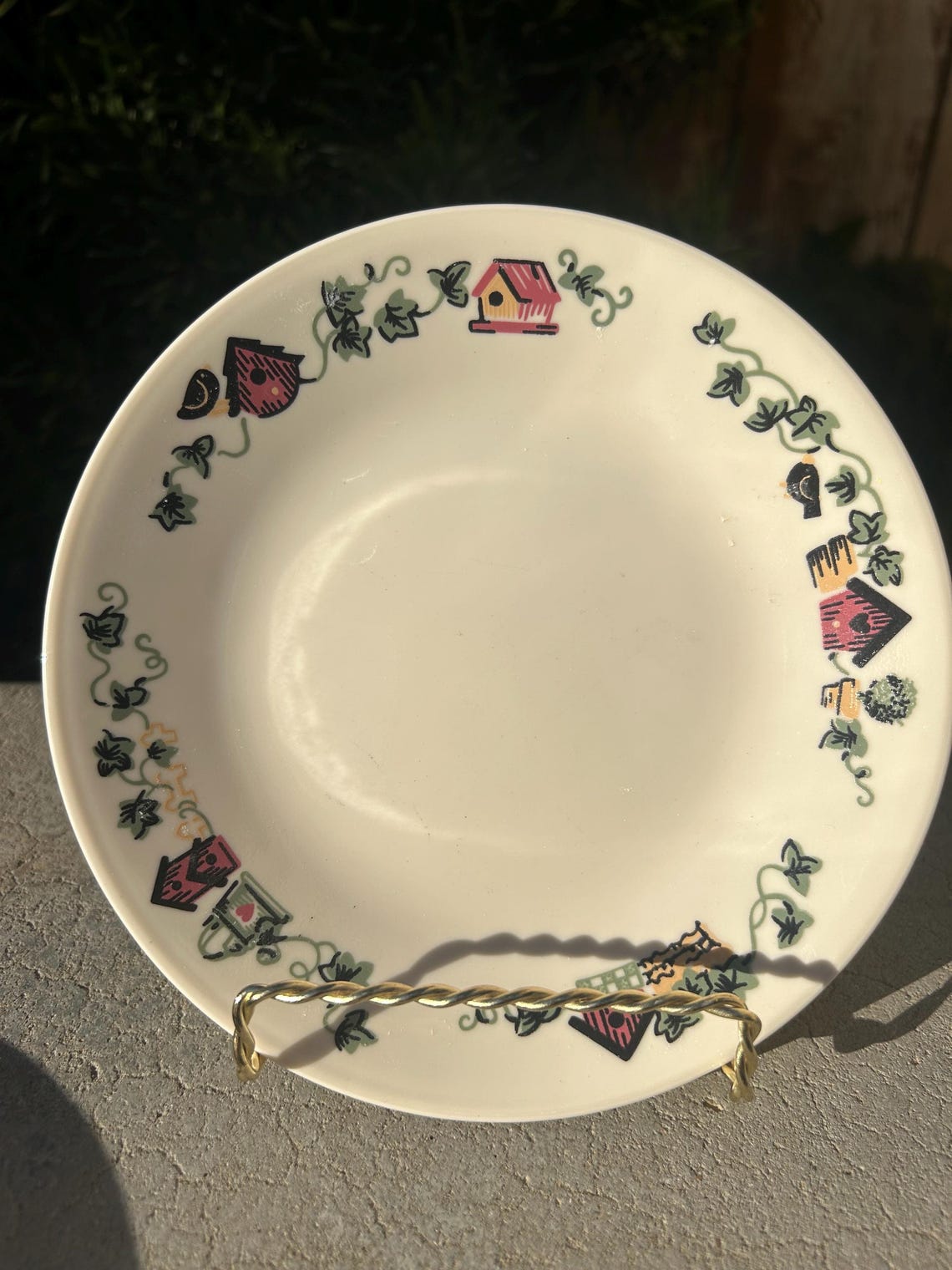 4 Corelle Garden Home Pattern 6-3/4 “ Bread & Butter Plates - Etsy