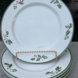 Christopher Radko Traditions Holiday Celebrations 10” Dinner Plates W ...