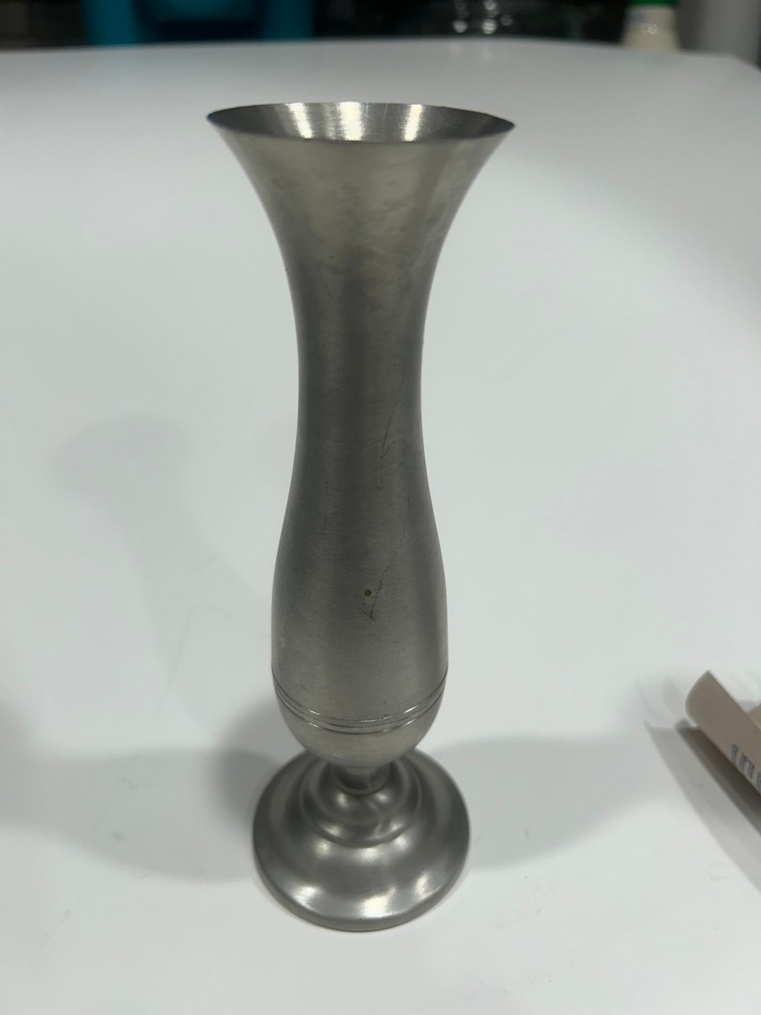 Kirk Stieff Genuine Pewter 7.5” Tall Bud Vase - Etsy