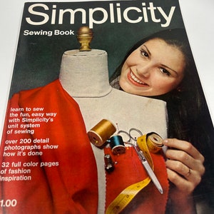 1969 Simplicity Book How to Sew Lots of Illustrations and Pictures - Etsy