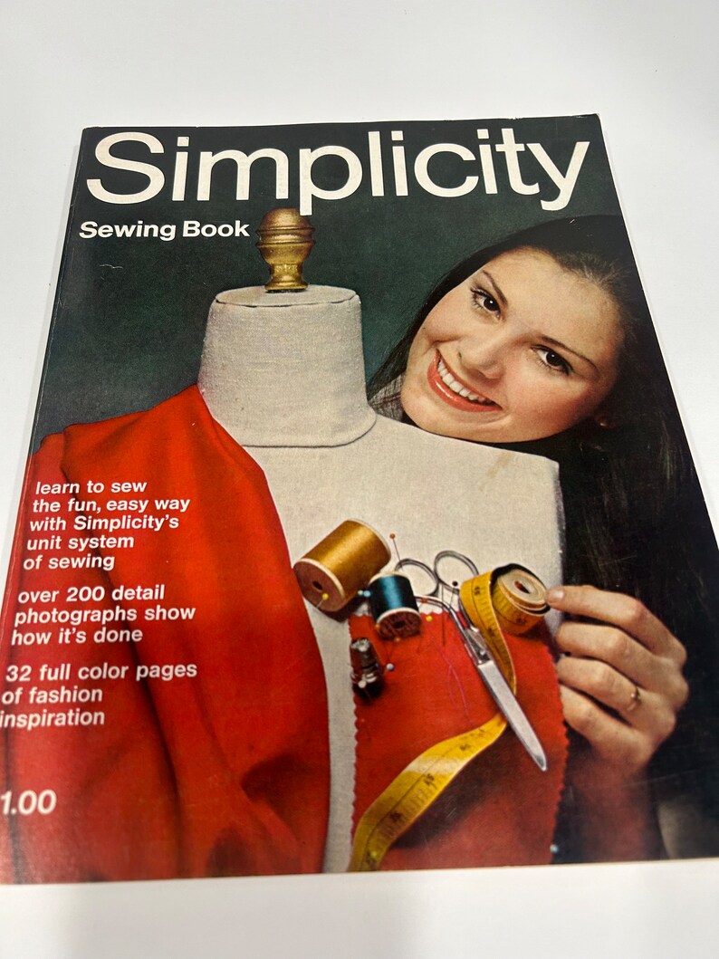 1969 Simplicity Book How to Sew Lots of Illustrations and Pictures - Etsy