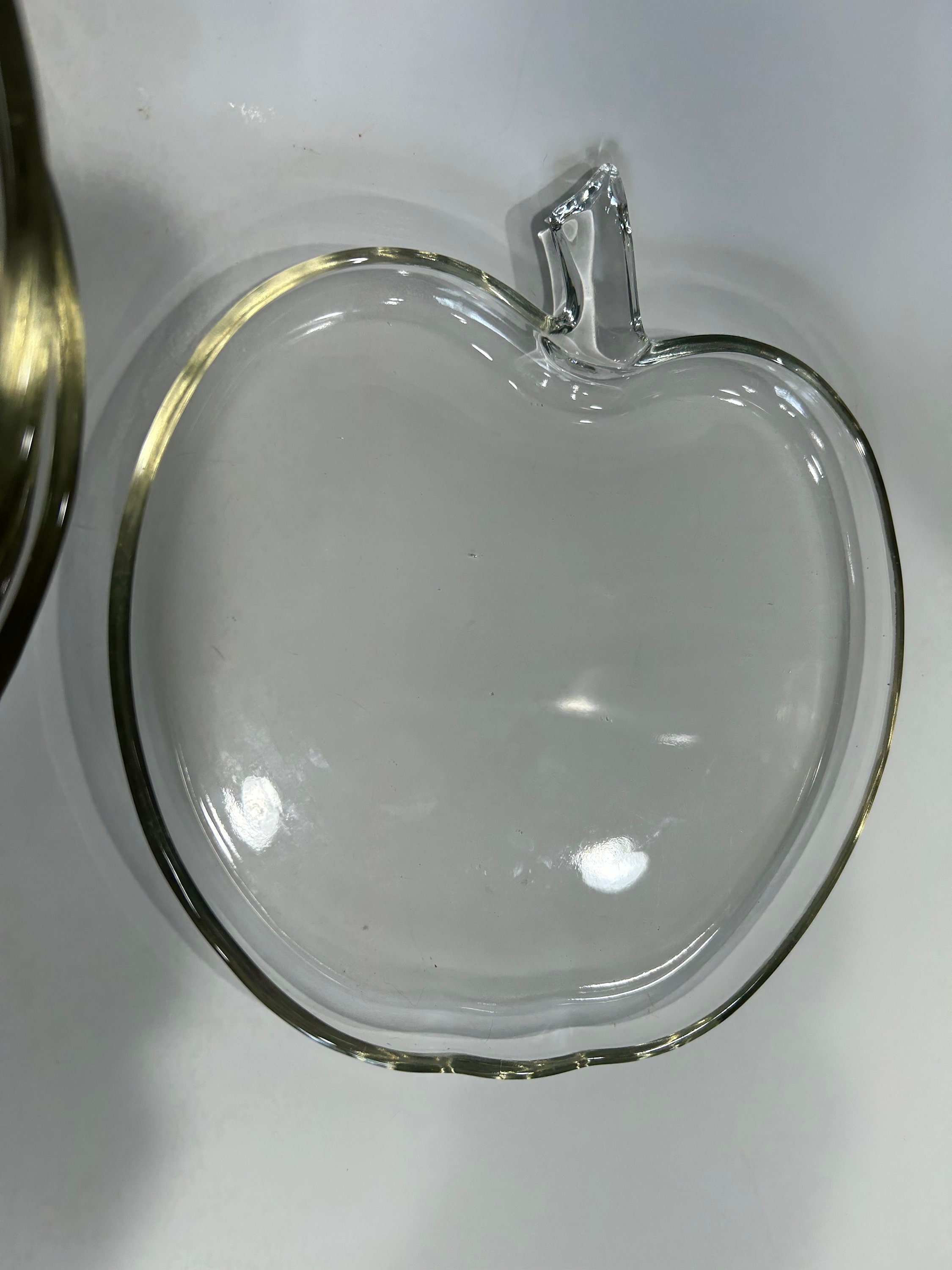 Eight Vintage Clear Glass Apples Dinner Luncheon Plates - Etsy