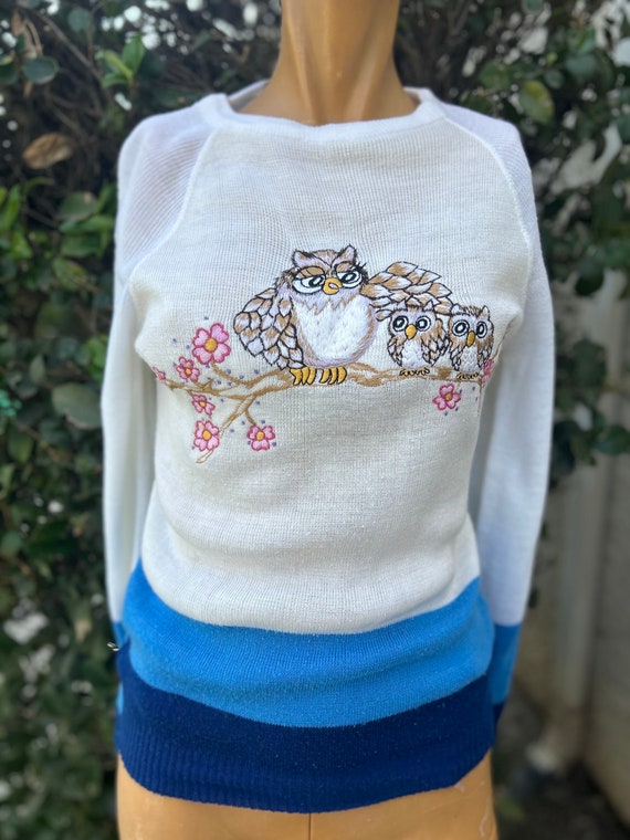 Vintage Cyn Les Embroidered Bear Workout Sweatshirt T… - Gem