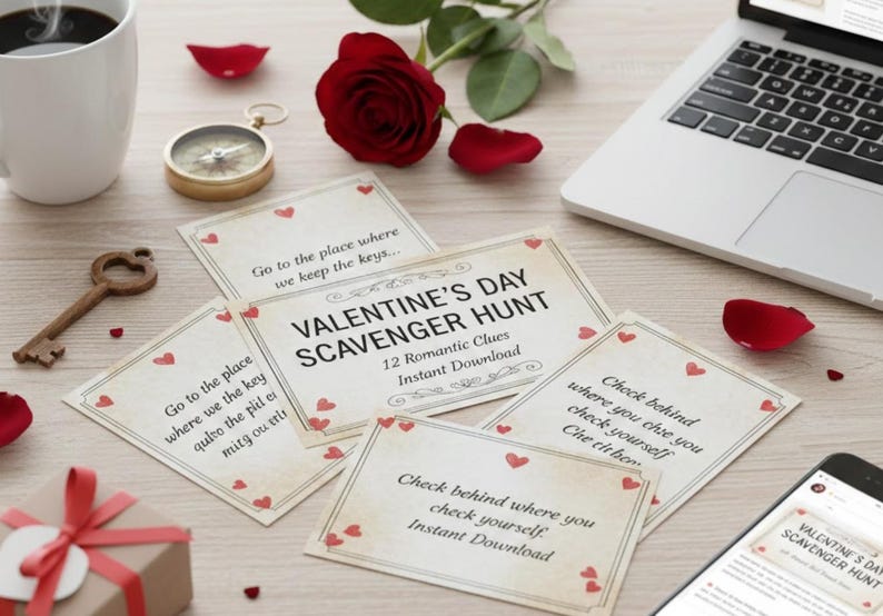 Valentine’s Day Activity & Scavenger Hunt - Etsy