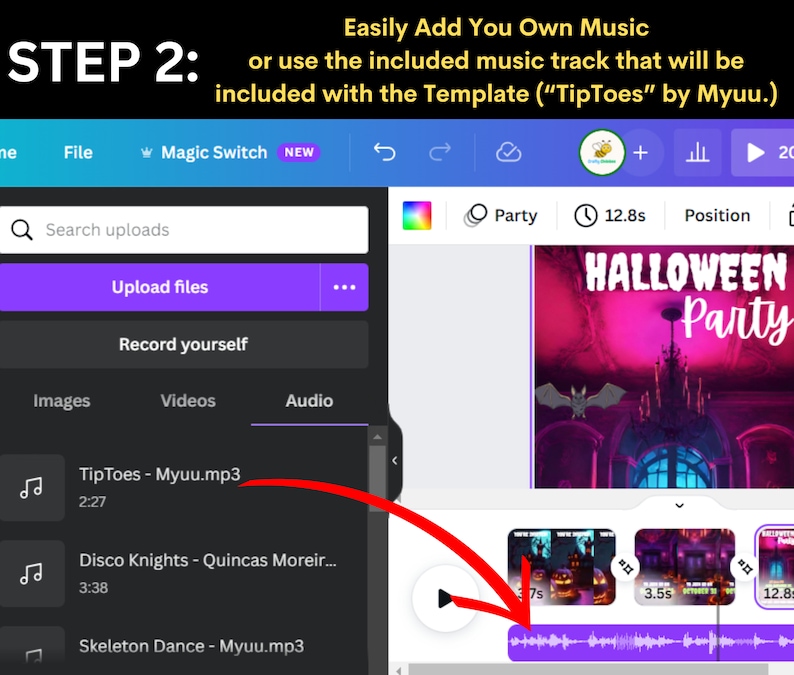 Editable Halloween Party Animated Video Invitation Theme 2 Template - Etsy
