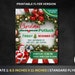 Christmas Potluck Invitation Flyer Template. Editable Canva Template ...