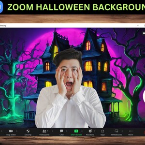 Spooky Halloween Backgrounds for Zoom. 30 Virtual Backgrounds for Zoom ...