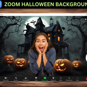 Spooky Halloween Backgrounds for Zoom. 30 Virtual Backgrounds for Zoom ...