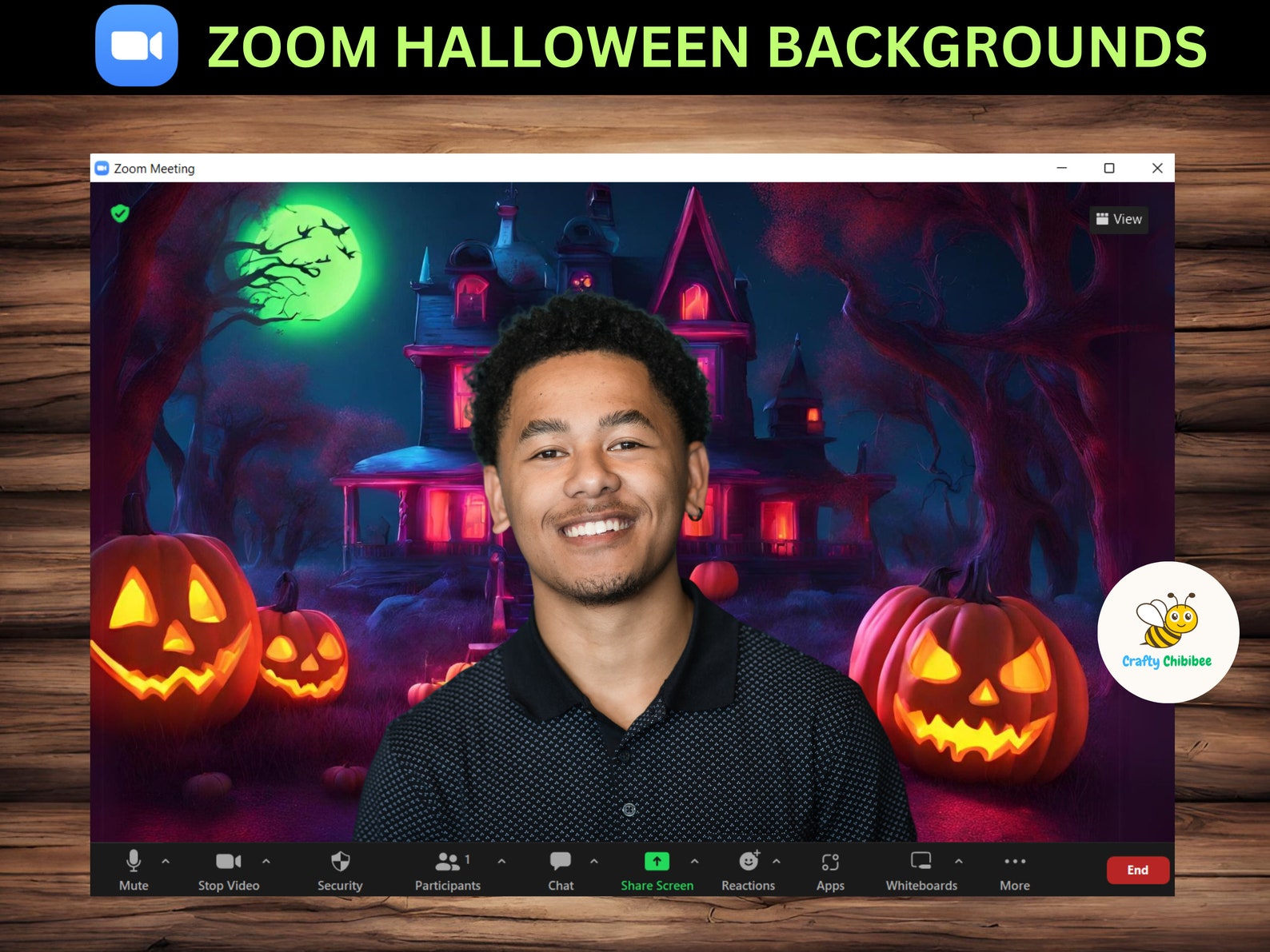 Spooky Halloween Backgrounds for Zoom. 30 Virtual Backgrounds for Zoom ...