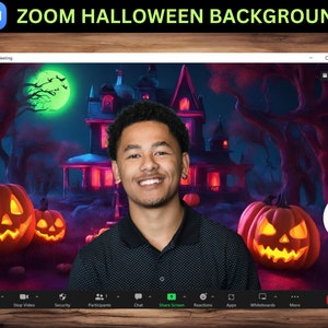 Spooky Halloween Backgrounds for Zoom. 30 Virtual Backgrounds for Zoom ...