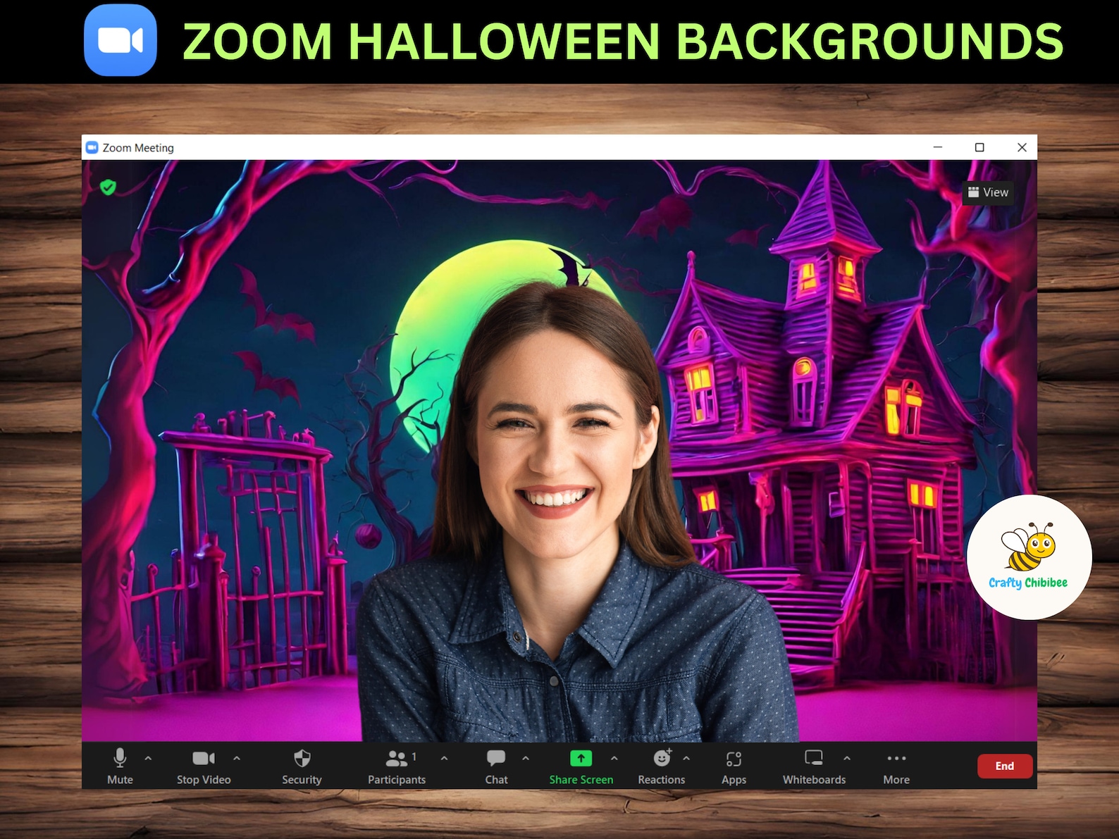 Spooky Halloween Backgrounds for Zoom. 30 Virtual Backgrounds for Zoom ...