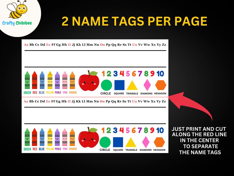 Student Name Tag | Editable | Printable | Classroom Desk Name Tag ...