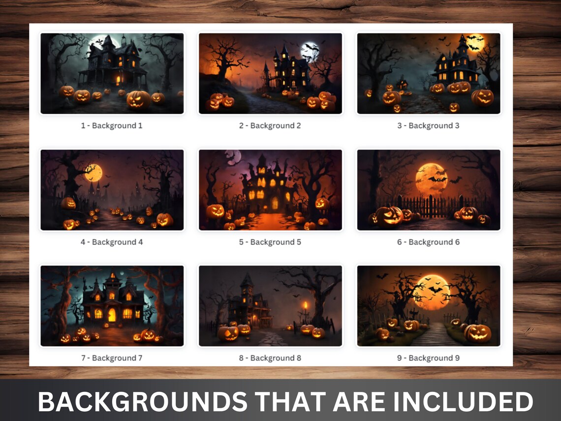 Spooky Halloween Backgrounds for Zoom. 30 Virtual Backgrounds for Zoom ...