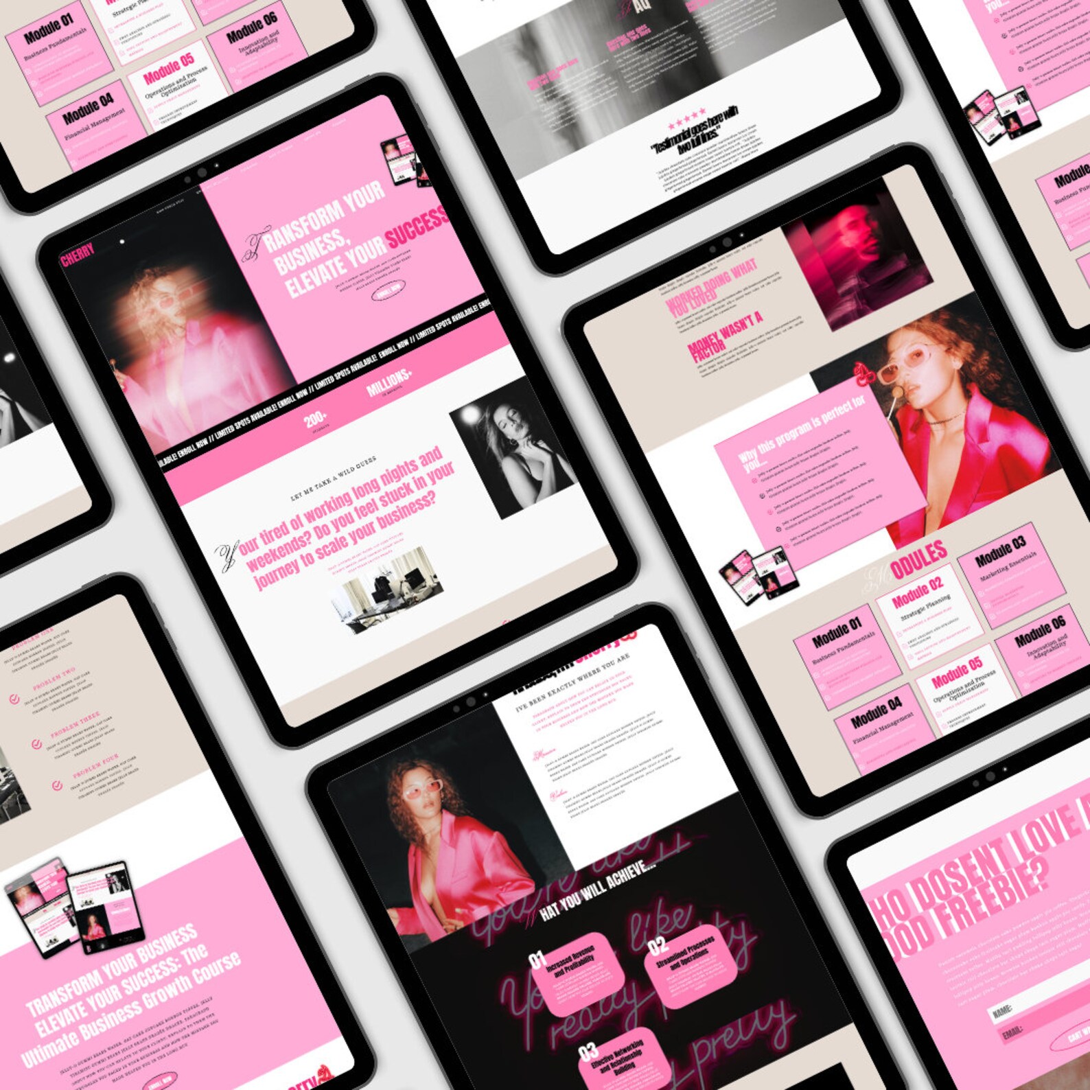 Showit Sales Page Template, Showit Website Template, Sales Page Website ...