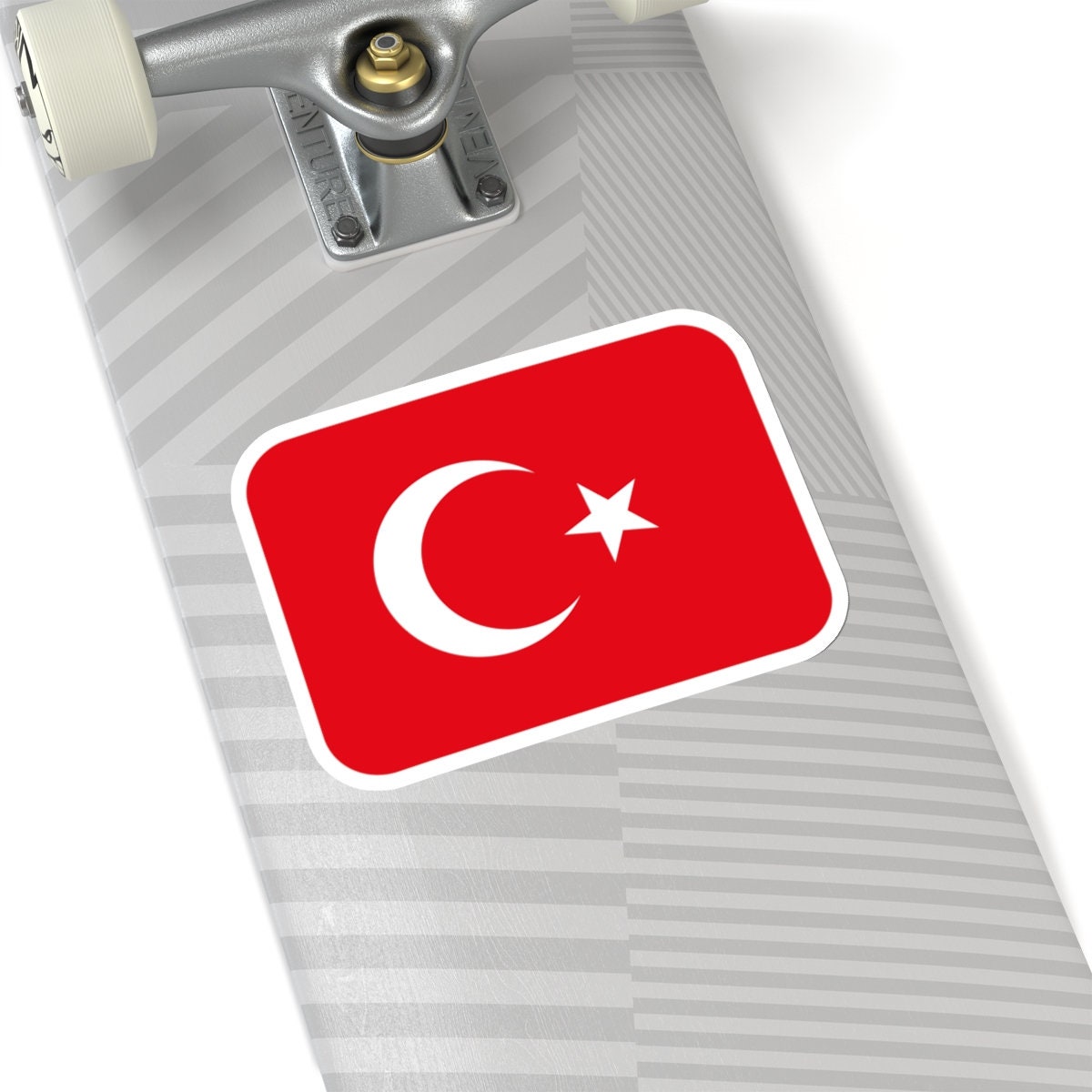 Turkey Flag Sticker, Durable and Vibrant Adhesive Decal, Show Your Love ...
