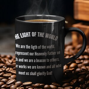Be the Light Coffee Mug, Inspiring Coffee Cup With Matthew 5:14 Verse ...