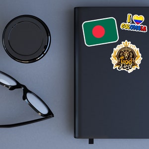 Patriotic Bangladesh Sticker, Vinyl Decal for National Pride ...