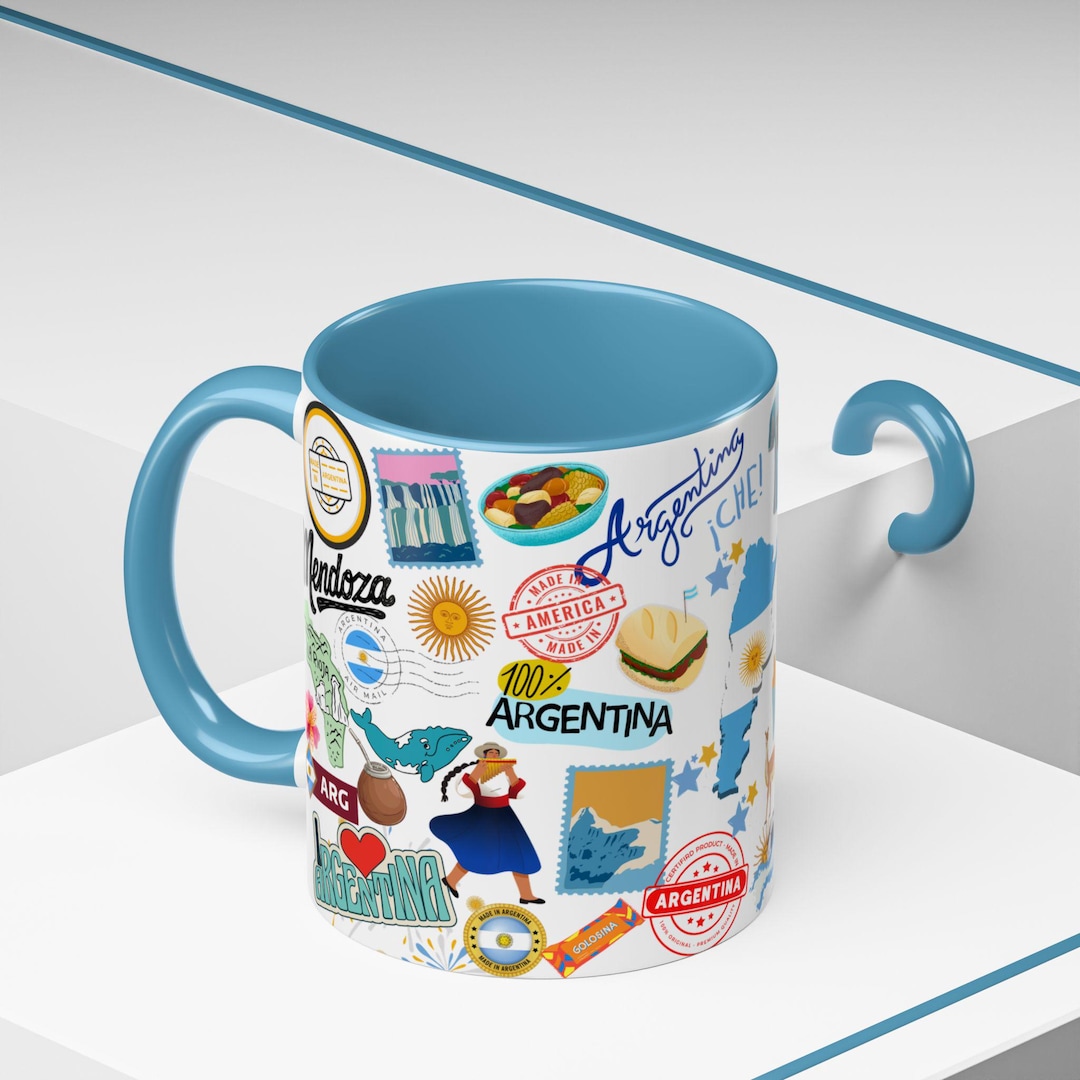 Argentina Travel Coffee Mug, Gift for Travelers, Wanderlust Drinkware ...