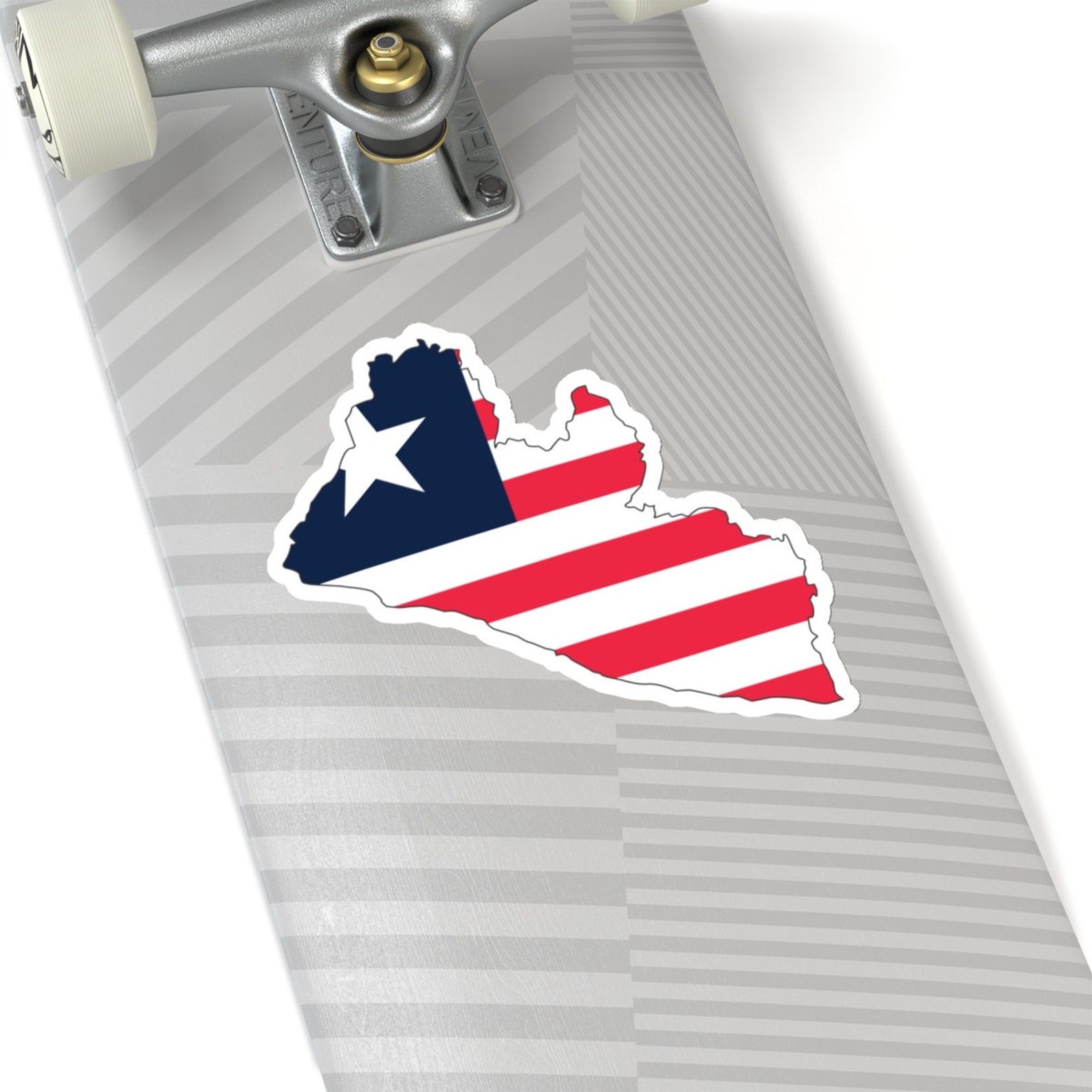 Liberia Map Sticker, Vibrant Vinyl Decal for Travel Enthusiasts ...