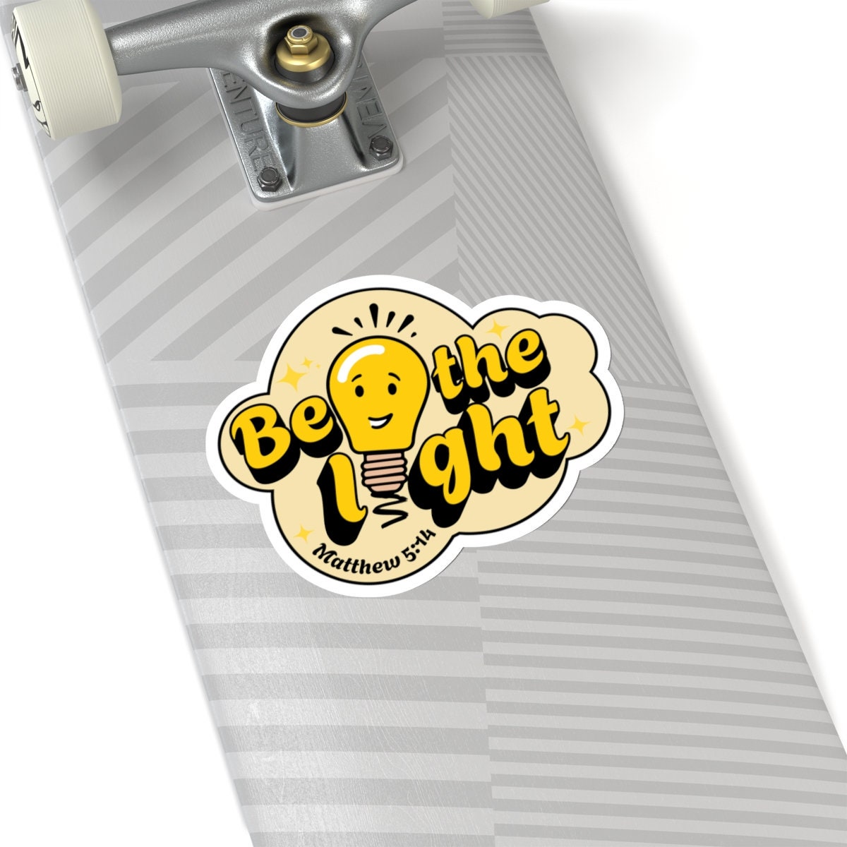 Be the Light Decal, Car Sticker, Inspirational Message Quote Stickers ...
