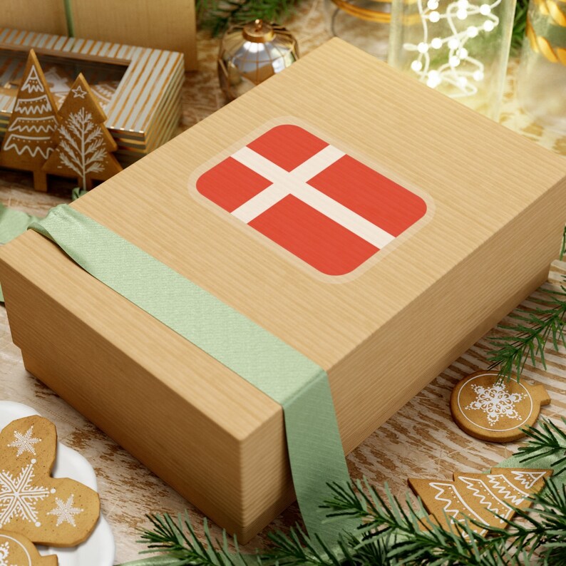 Show Your Love for Denmark With a Vibrant Flag Sticker, Denmark Flag ...