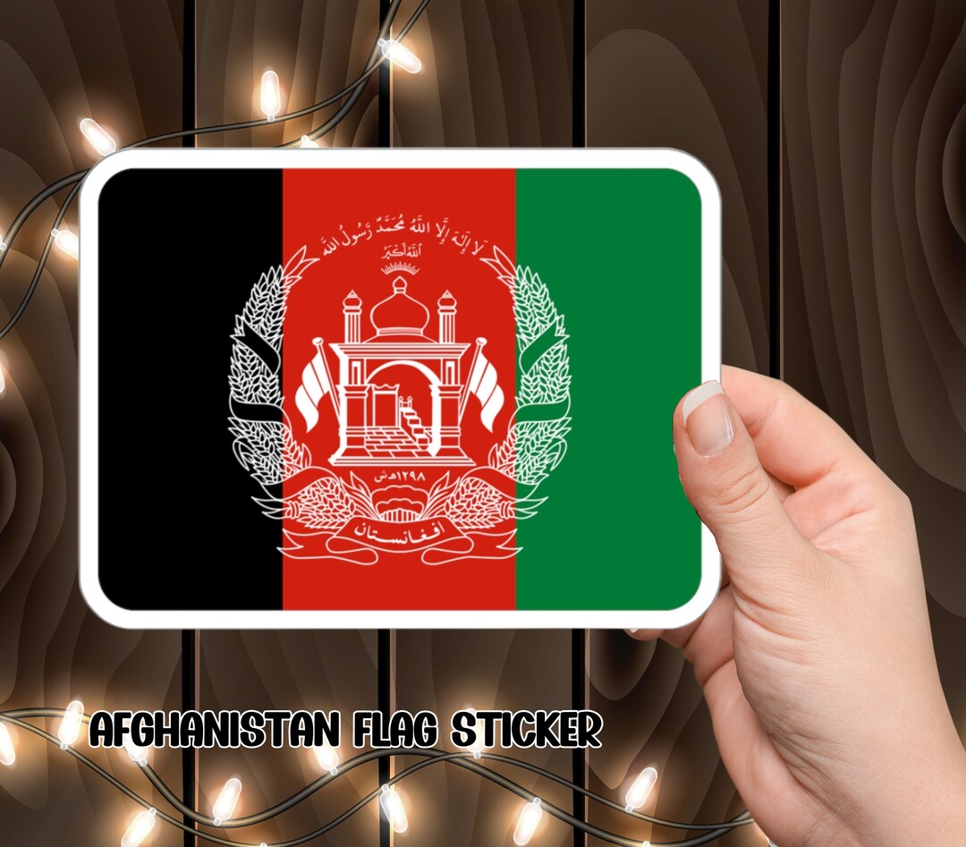 Afghanistan Flag Vinyl Sticker: National Pride Decal - Etsy