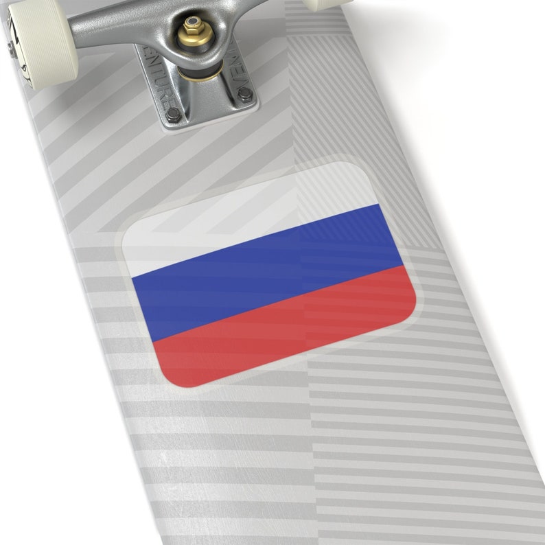 Russian Flag Sticker, Vinyl Decal for Travel Lovers and Adventure ...