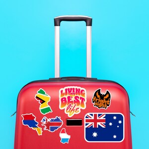 Australian Flag Decal, Patriotic Vinyl Sticker, Unique Australia ...